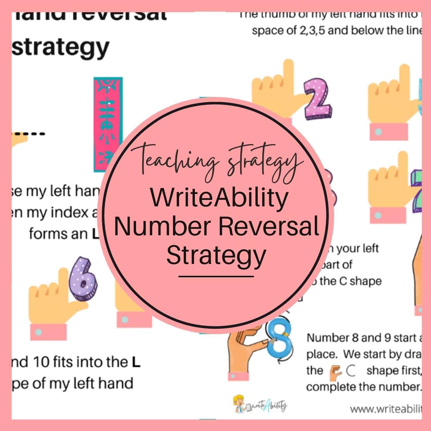 Left Hand Number Reversal Strategy. – WriteAbility