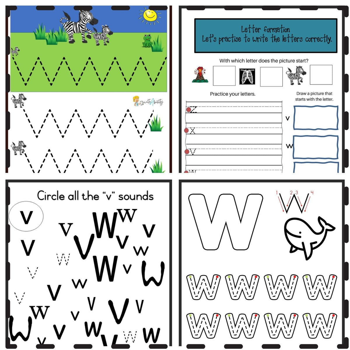 Zig Zag Letter Formation Activity Resource– WriteAbility