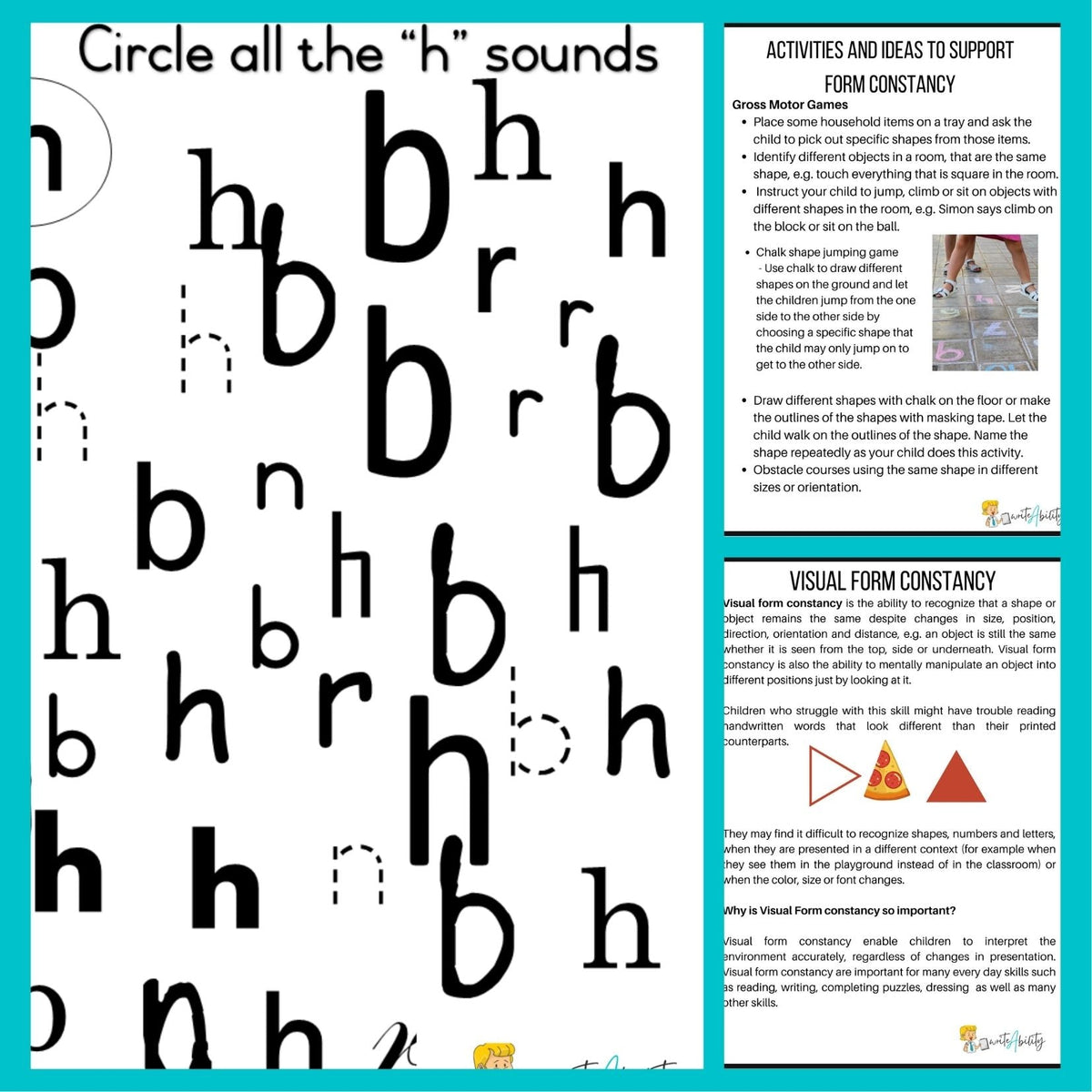 Form Perception: Occupational Therapy Activity program to develop Visu– WriteAbility