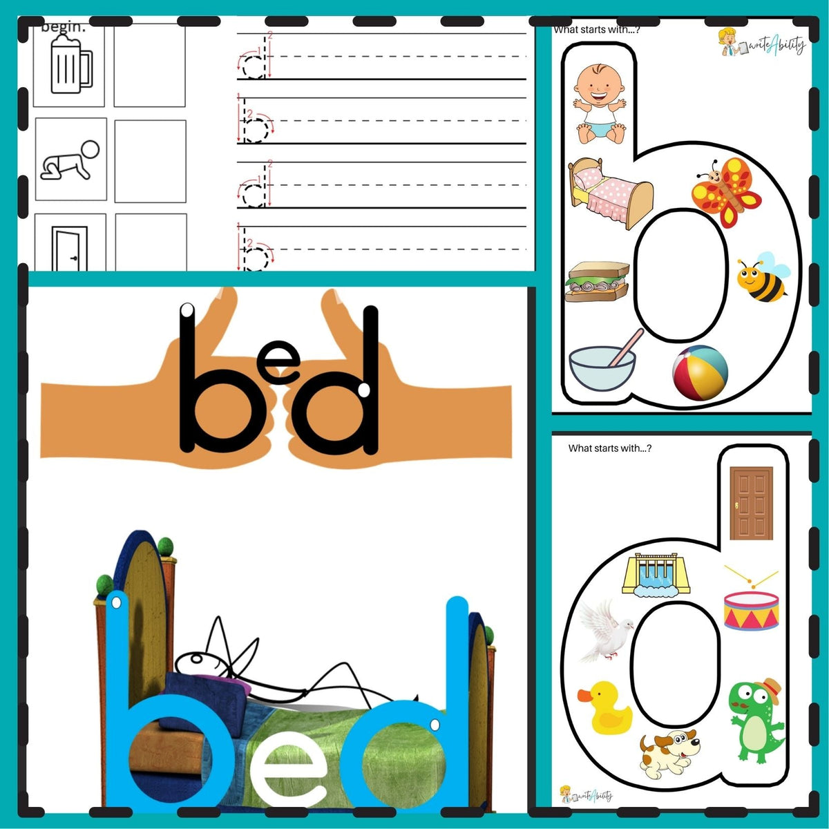 b /d Confusion and Reversals (Video and Worksheet Combo)– WriteAbility