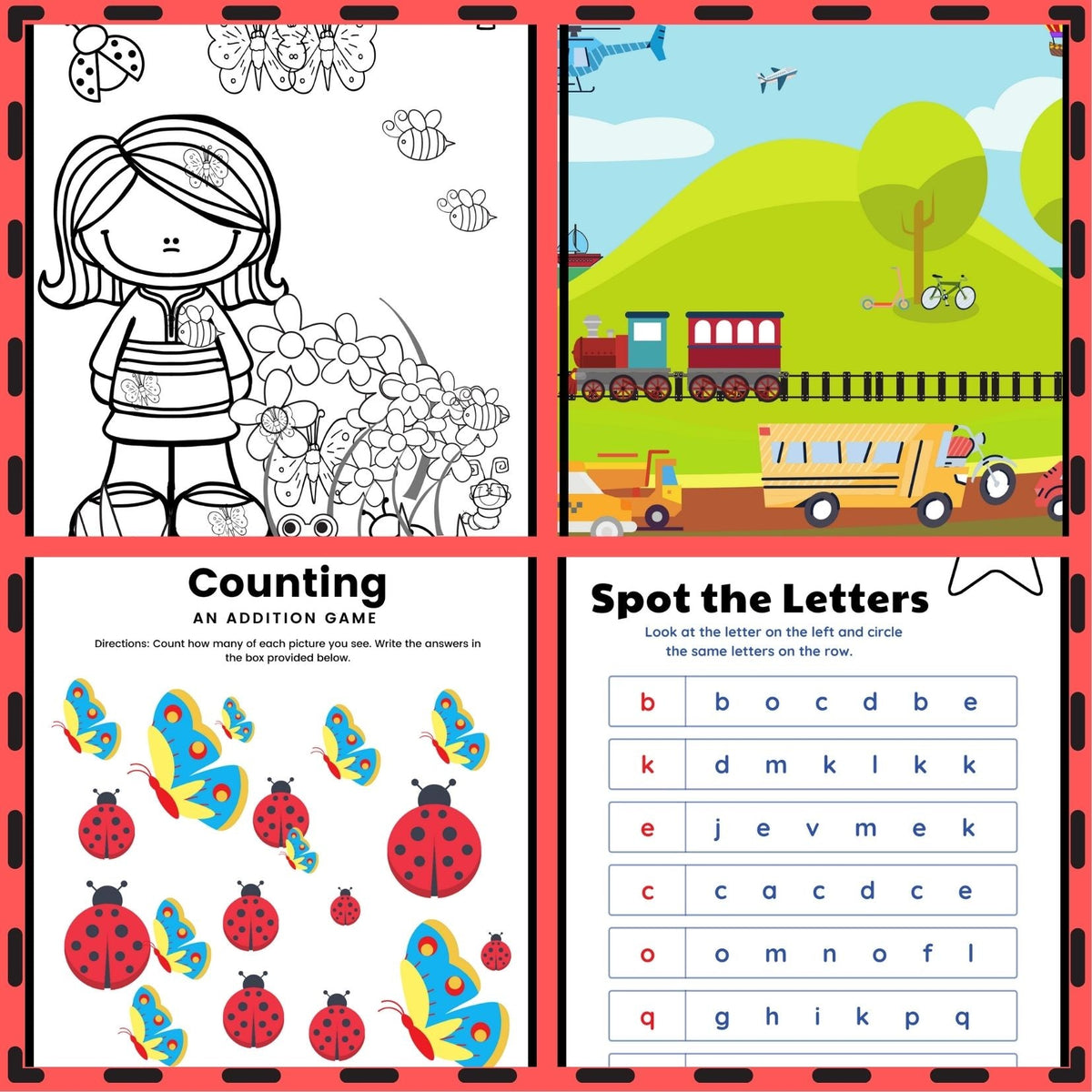 Figure-Ground Perception: Activities and Worksheets– WriteAbility