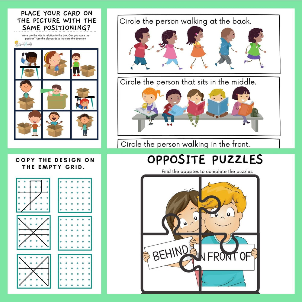 Spatial Awareness: Activities and worksheets – WriteAbility