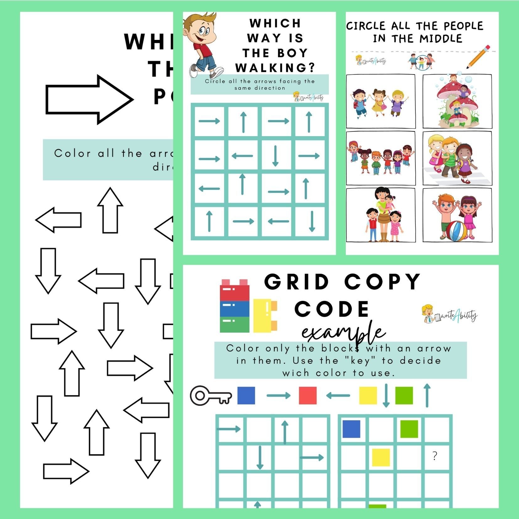 Spatial Awareness: Activities and worksheets – WriteAbility
