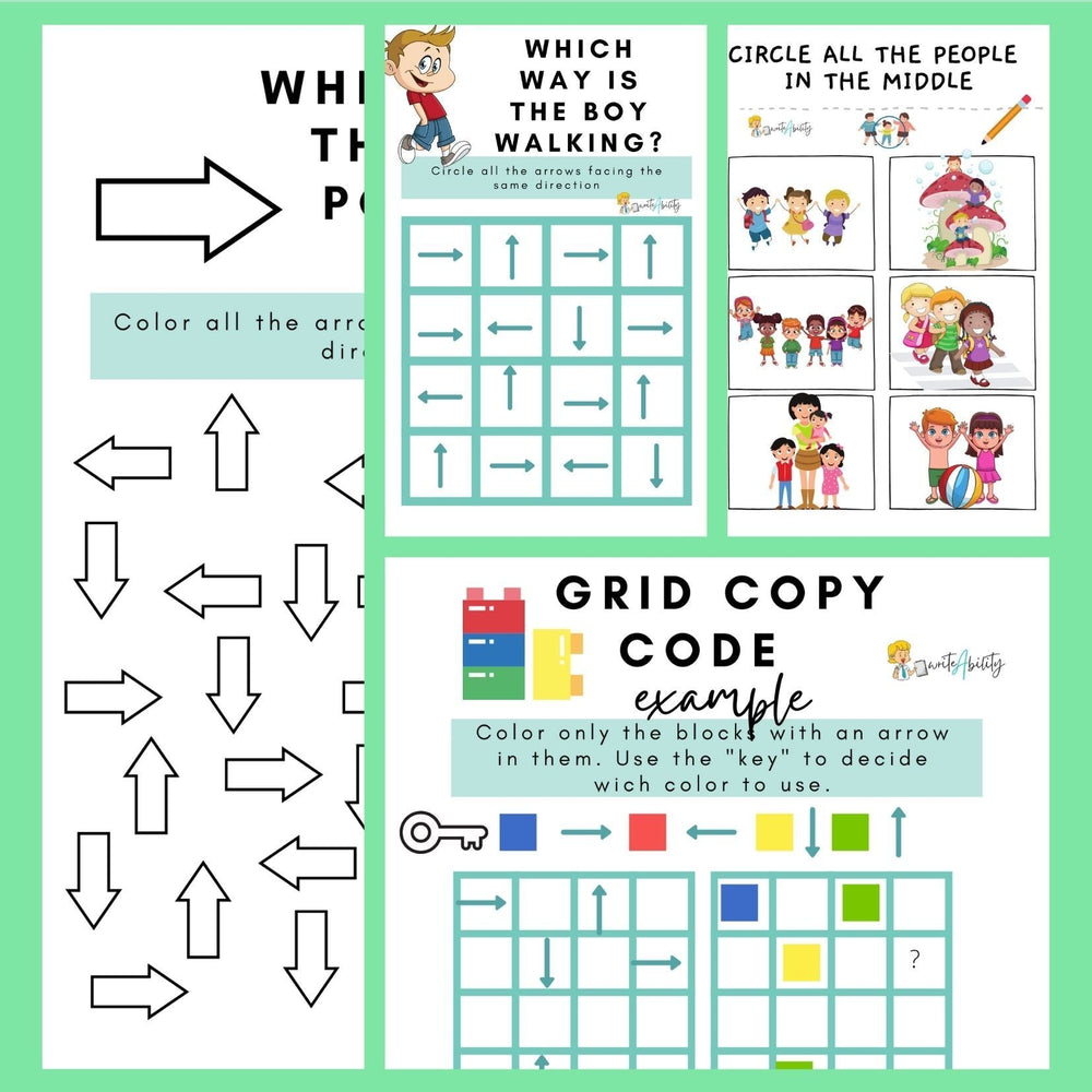 Spatial Awareness: Activities and worksheets – WriteAbility
