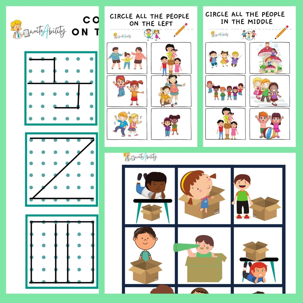Spatial Awareness: Activities and worksheets – WriteAbility